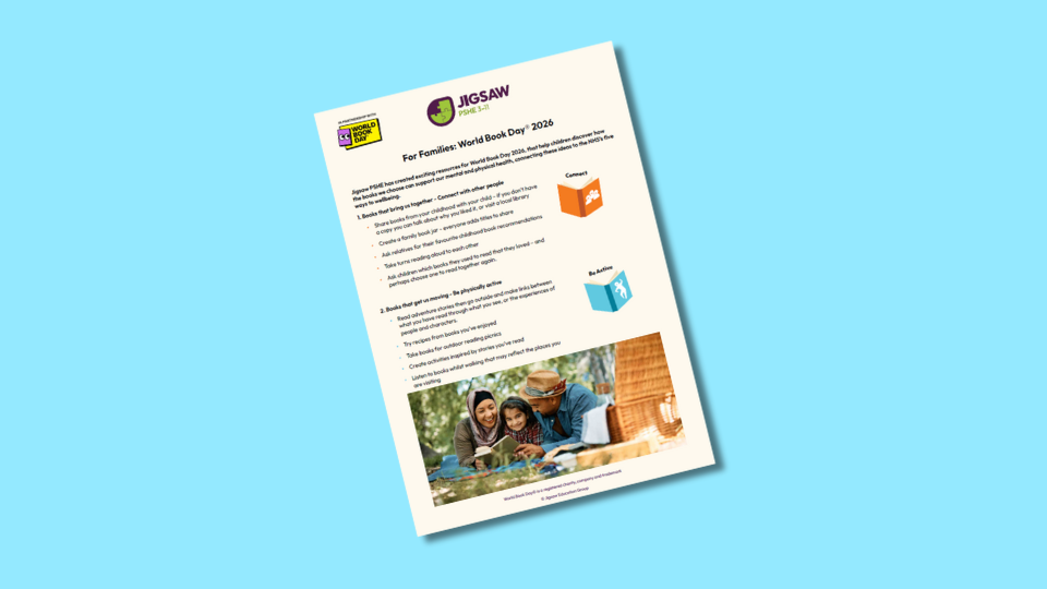 World Book Day & Jigsaw PSHE: Family handout- World Book Day